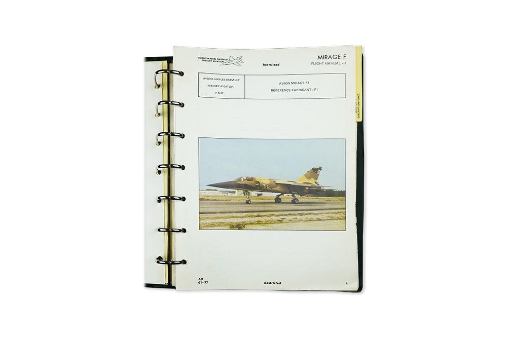 Mirage F-1 flight manual
