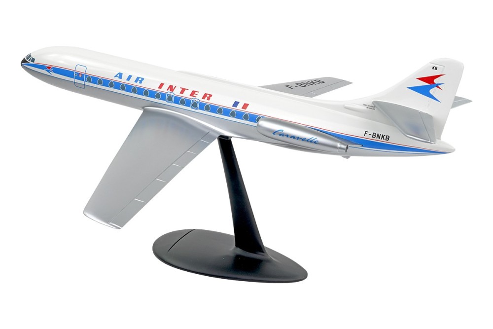 Large Air Inter Caravelle 1/50 travel agency model (f-bnkb)