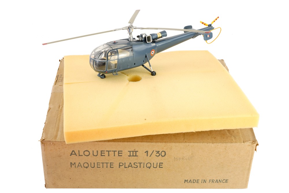 copy of Alouette III, 1/30 (c. 1960) La Maquette d'Etude et d ...