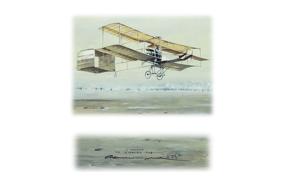 Heni Farman on January 13, 1908